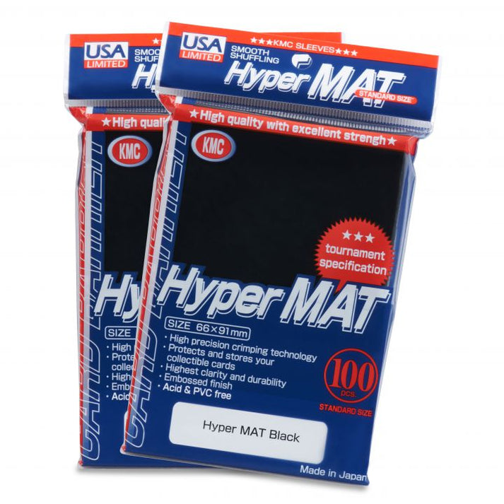 Hyper Mat 100ct - Black – KMC Sleeves USA